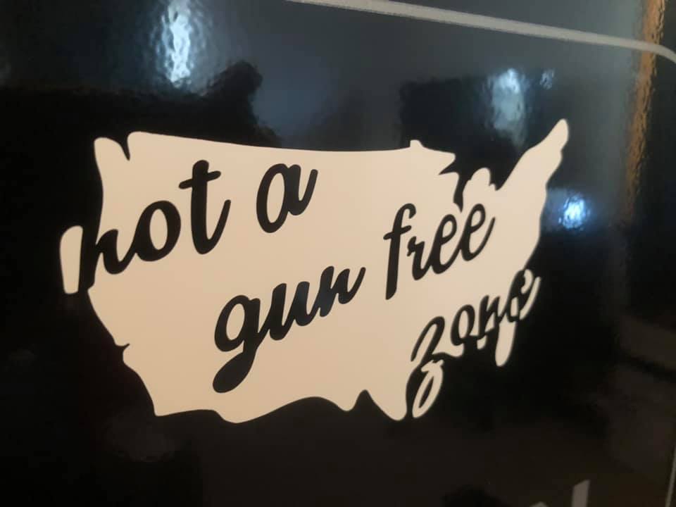 Not a Gun Free Zone STICKER! – 2nd Armament Apparel Co.